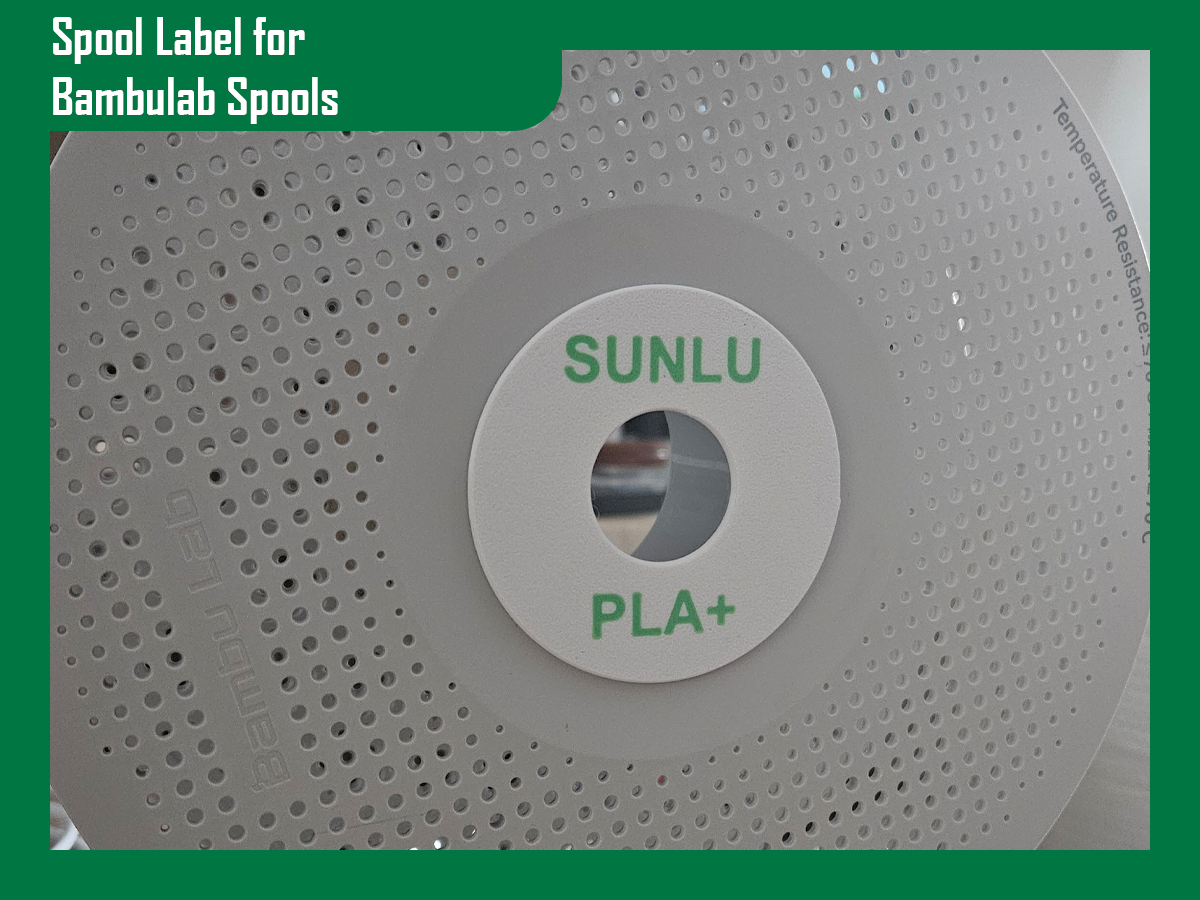 Spool Label for Bambulab Spools by Symmster | Download free STL model ...