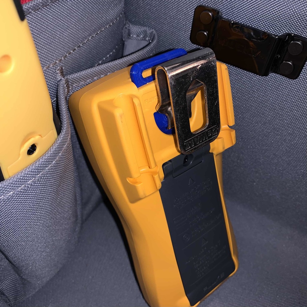 Fluke Multimeter - Dewalt Belt Hook Adaptor by I_need_a_better_name ...