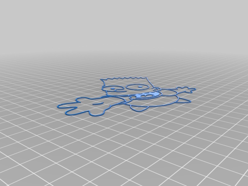 Bart Simpson multicolor by jonasrh | Download free STL model ...