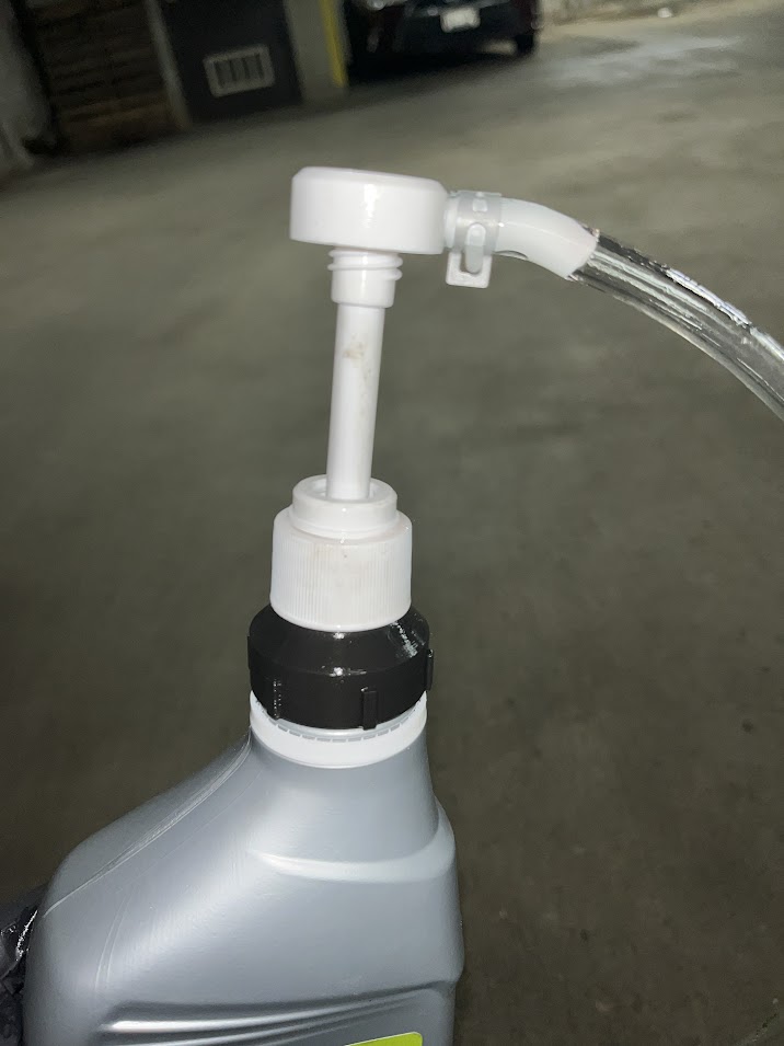 Quart Bottle thread adapter (38mm to 28mm) by tjman325 | Download free ...