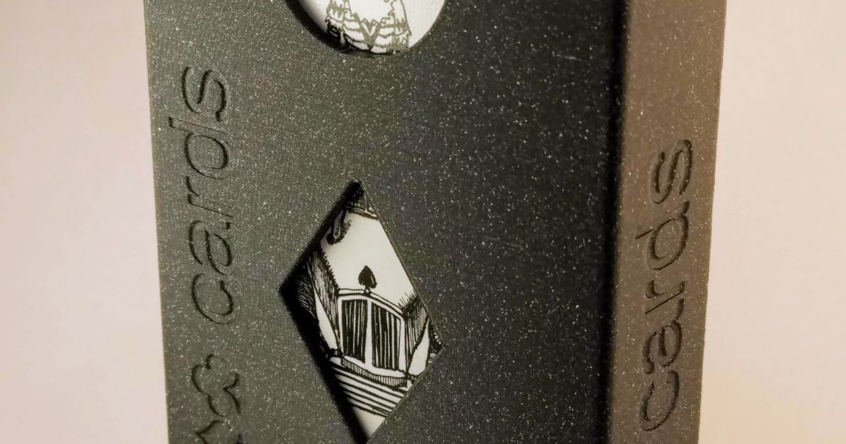 Customizable Card Deck Box by Rainer | Download free STL model ...