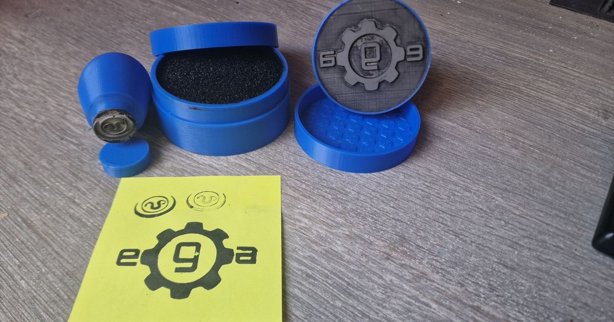 Stamp creation kit by Les impressions D'ega | Download free STL model ...