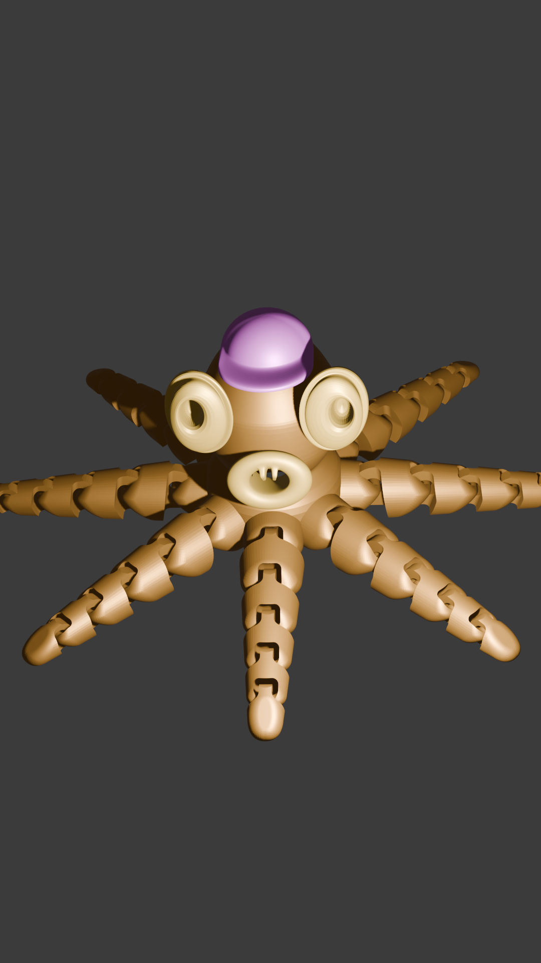 Articulated funny Octopus by Skouds RC 3D | Download free STL model ...