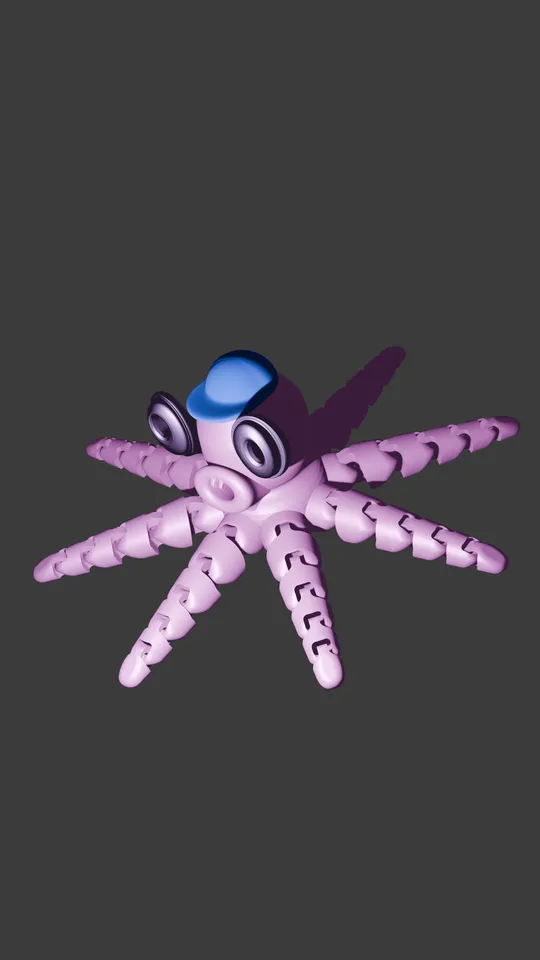 Articulated funny Octopus by Skouds RC 3D | Download free STL model ...