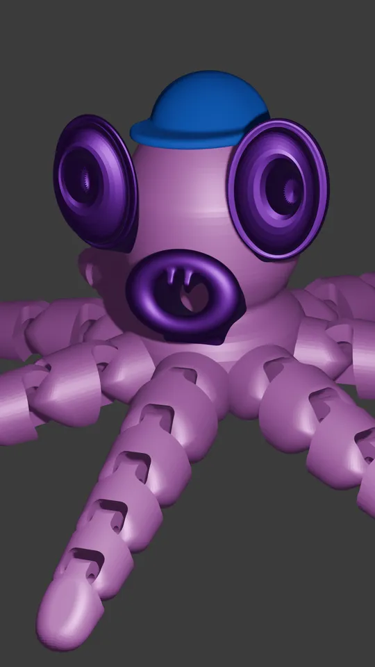 Articulated funny Octopus by Skouds RC 3D | Download free STL model ...
