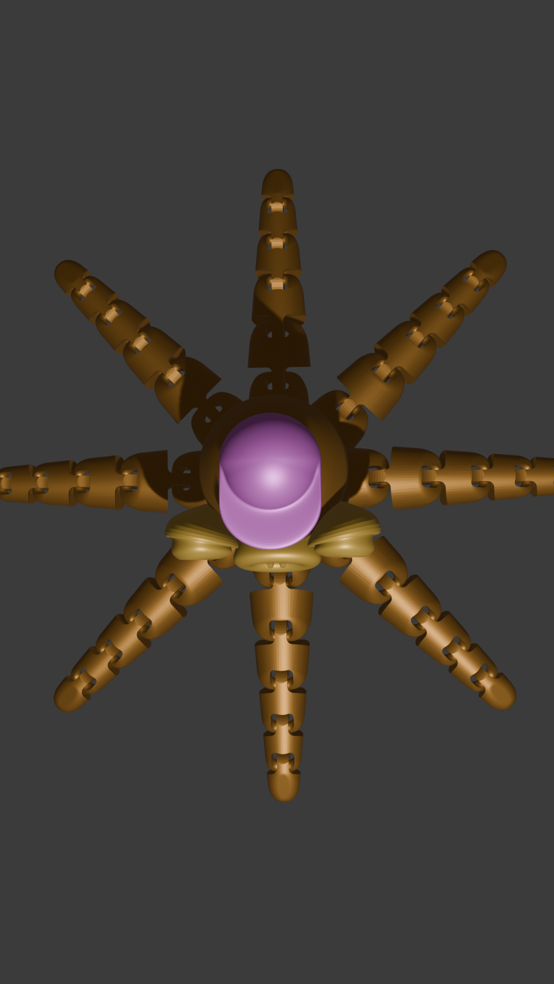 Articulated funny Octopus by Skouds RC 3D | Download free STL model ...