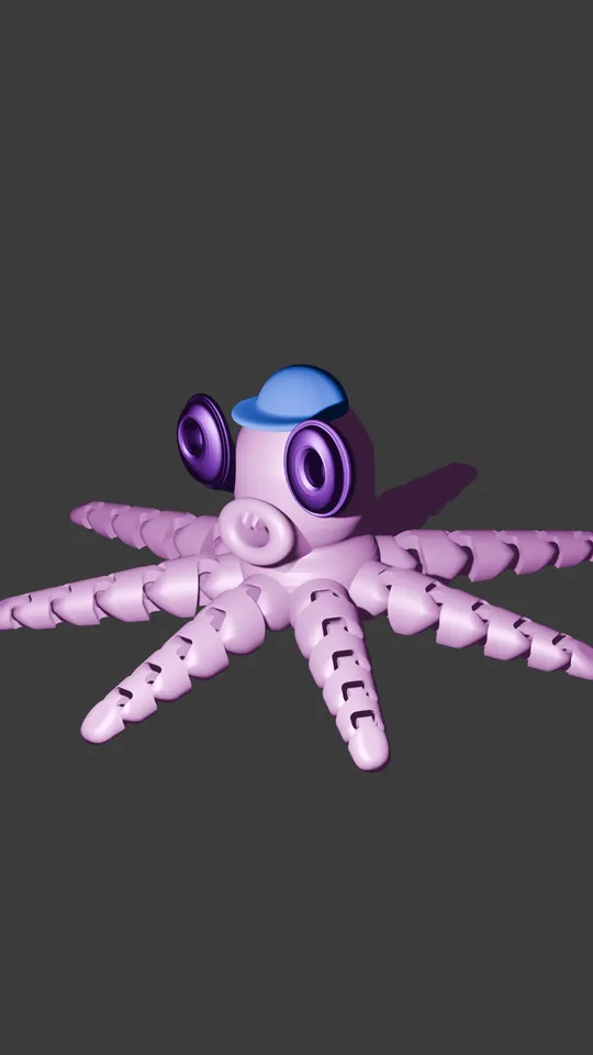 Articulated funny Octopus by Skouds RC 3D | Download free STL model ...