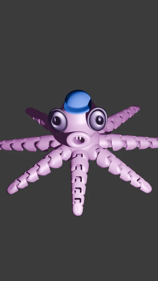 Articulated funny Octopus by Skouds RC 3D | Download free STL model ...