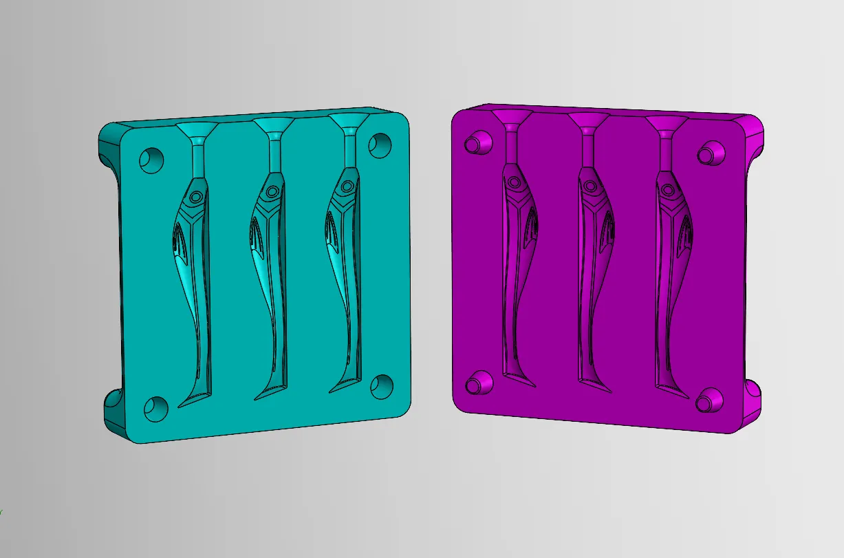 Fishing Lure Mould by SD-3D | Download free STL model | Printables.com
