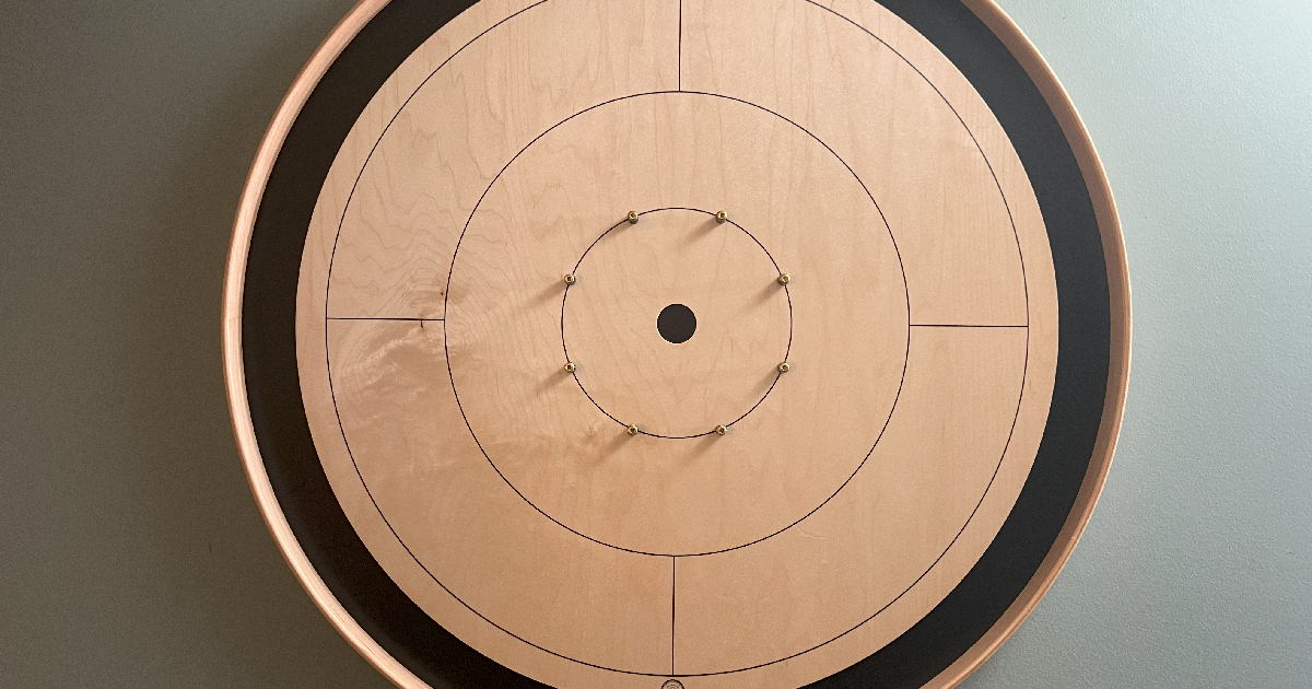 Crokinole Board Wall Mount by Mr 3d Print Wizard | Download free STL ...