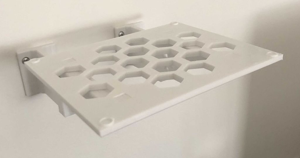 Small shelf for a modem by CMannucci | Download free STL model ...