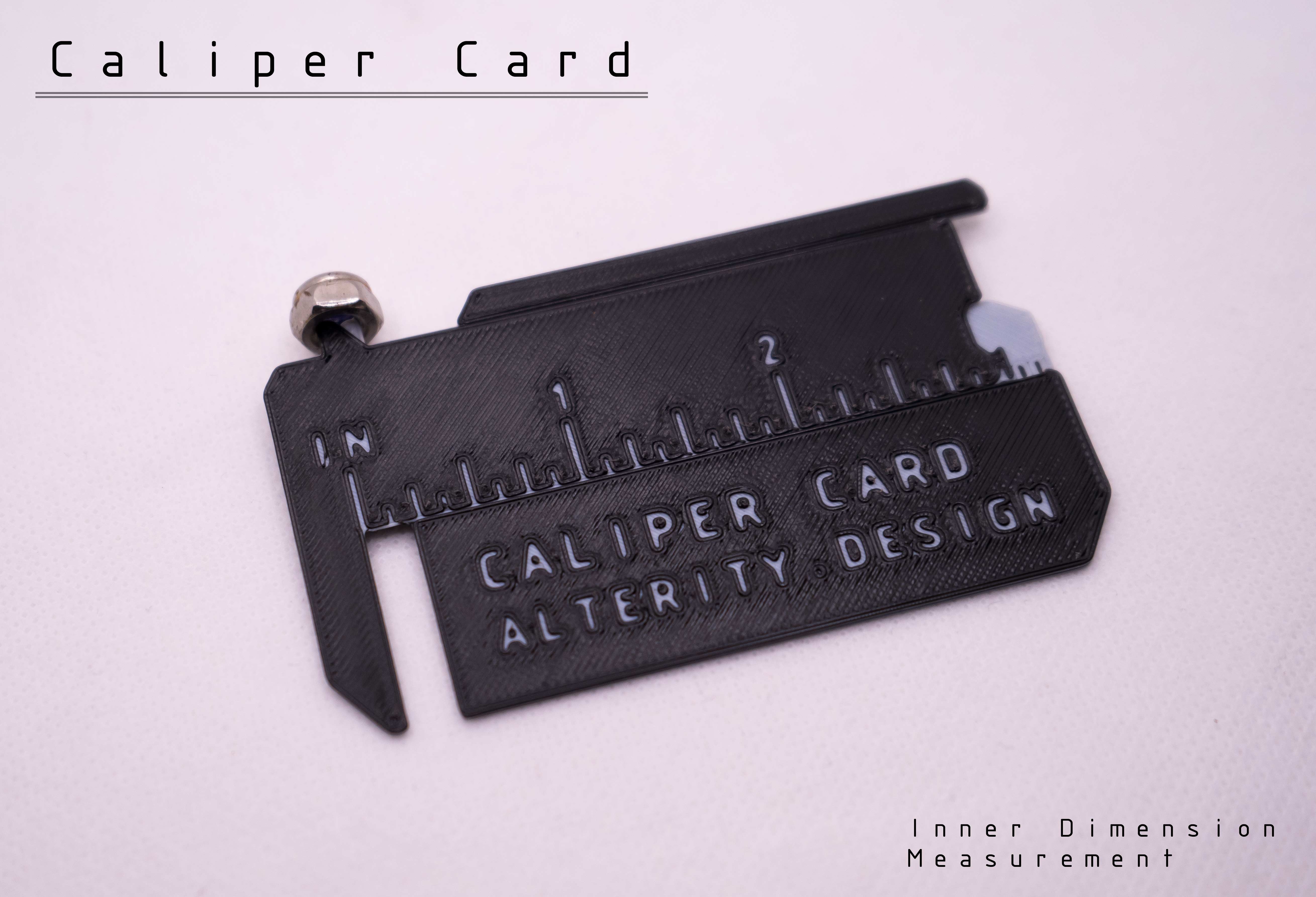 Caliper Card by Alterity Design | Download free STL model | Printables.com