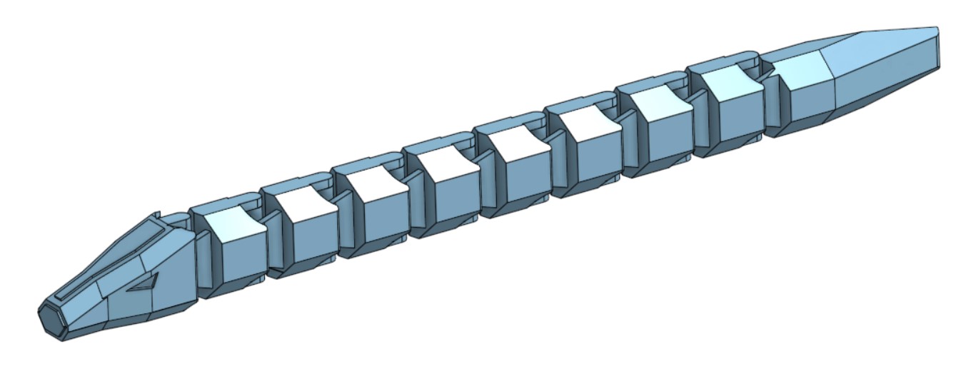 fexi robo snake by Matty_designs | Download free STL model | Printables.com