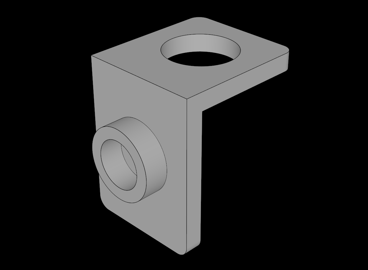 Lego Compatible (42446.dat) Bracket 1 x 1 - 1 x 1 Thin with Stud Hole ...