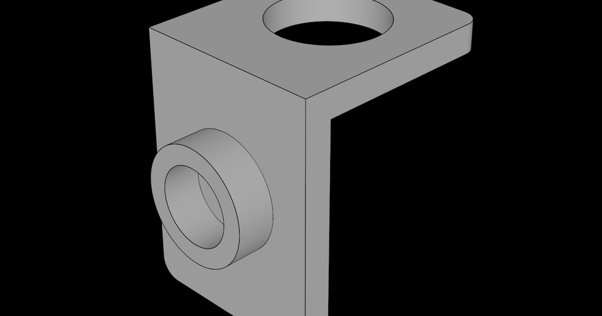 Lego Compatible (42446.dat) Bracket 1 x 1 - 1 x 1 Thin with Stud Hole ...