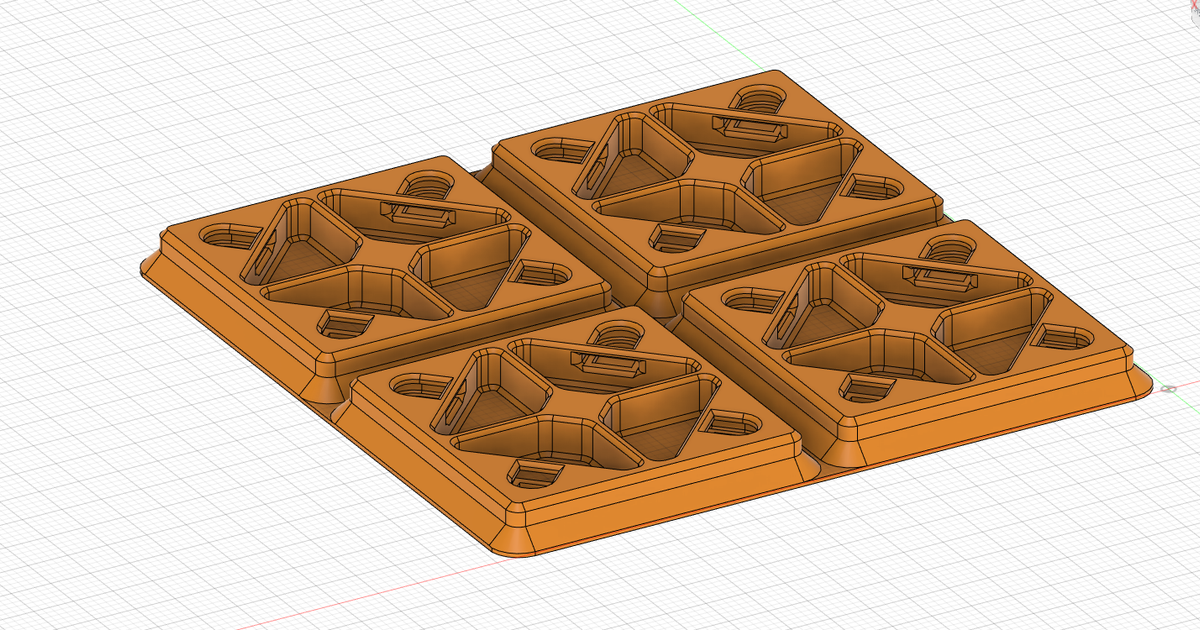 Gridfinity - bin base profile (parametric) by Allen Robinson | Download free STL model ...