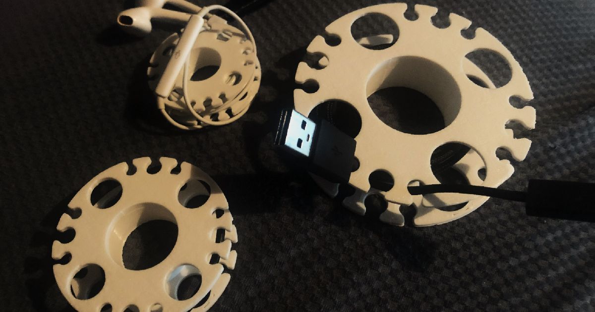 Cable Spool Remix by SplitMemory | Download free STL model | Printables.com