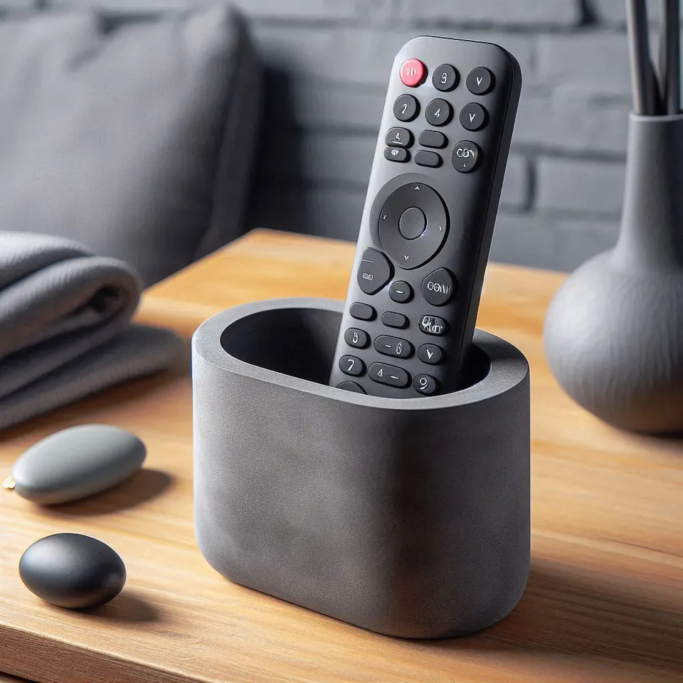 Rounded Design Remote Control Holder, Remotecaddy by Deltaprints ...