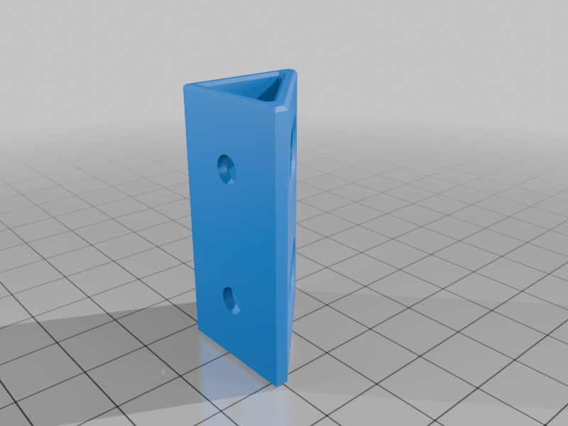 2020 Corner bracket (Angled Triangular Prism) 40x20 - 60x20 - 80x20mm ...