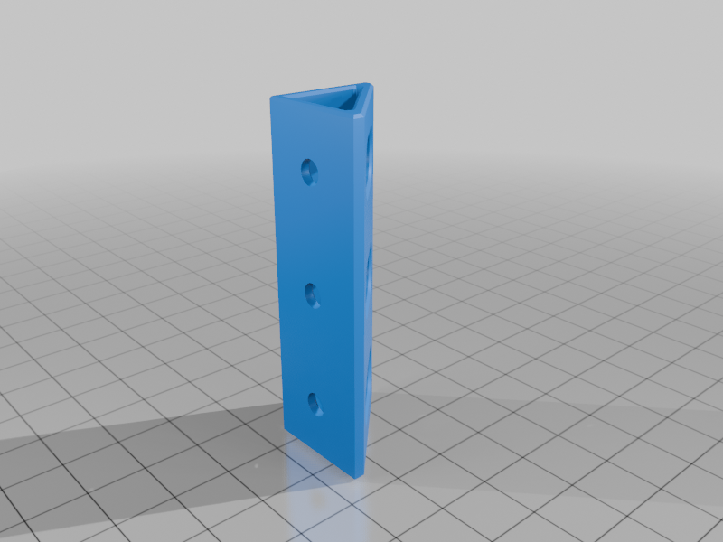 2020 Corner bracket (Angled Triangular Prism) 40x20 - 60x20 - 80x20mm ...