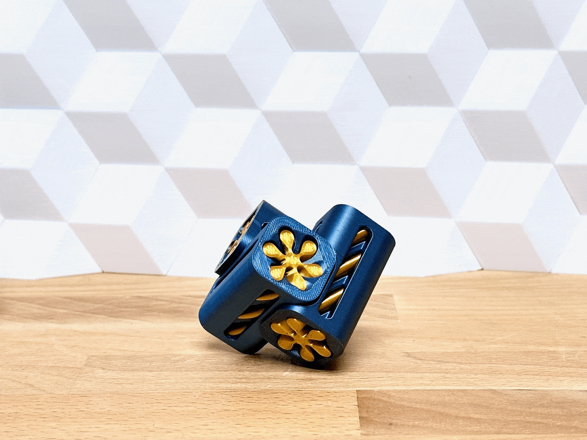 Triple Helix Puzzle (6 piece brainteaser + fidget) by GlennovitS 3D ...