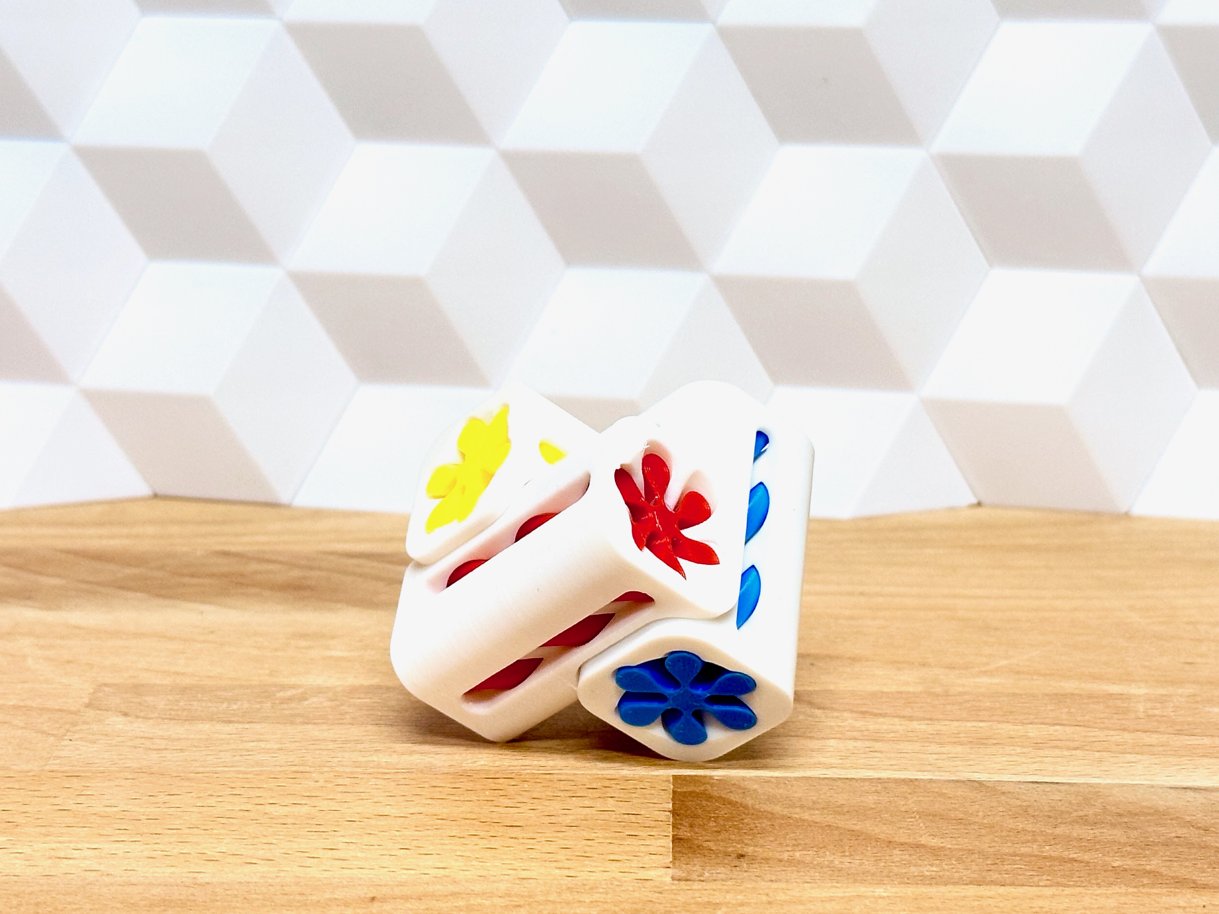 Triple Helix Puzzle (6 piece brainteaser + fidget) by GlennovitS 3D ...