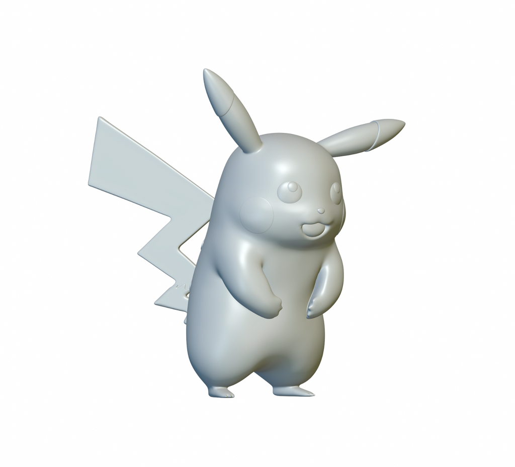 Pokemon Pikachu #25 - Optimized for 3D Printing by 3Dprint1UP ...