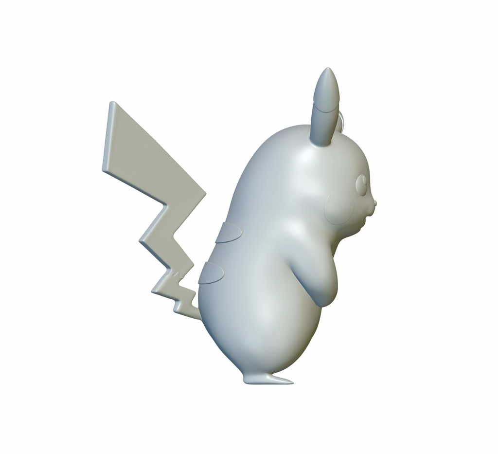 Pokemon Pikachu #25 - Optimized for 3D Printing by 3Dprint1UP ...