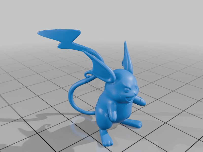 Pokemon 26 #Raichu - Optimized for 3D Printing by 3Dprint1UP | Download ...