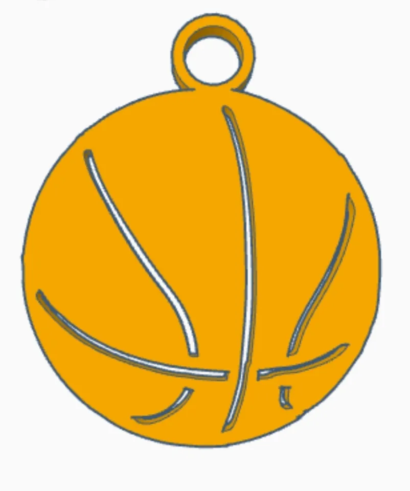 Basketball keychain by Sot Kon | Download free STL model | Printables.com