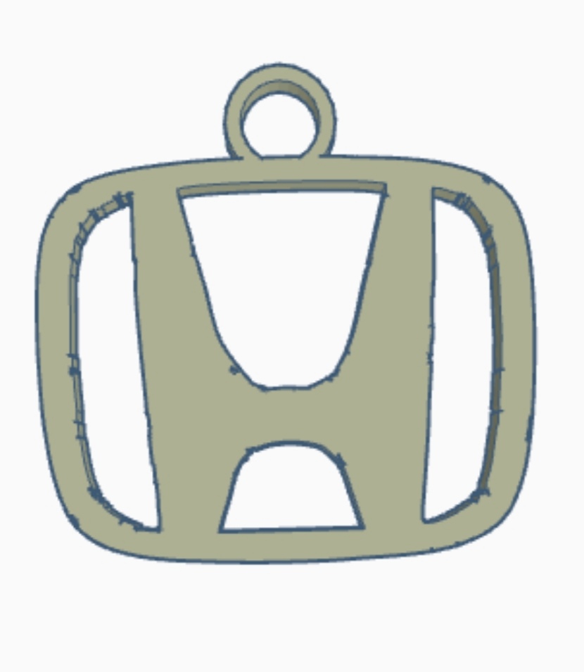 Honda keychain by Sot Kon | Download free STL model | Printables.com
