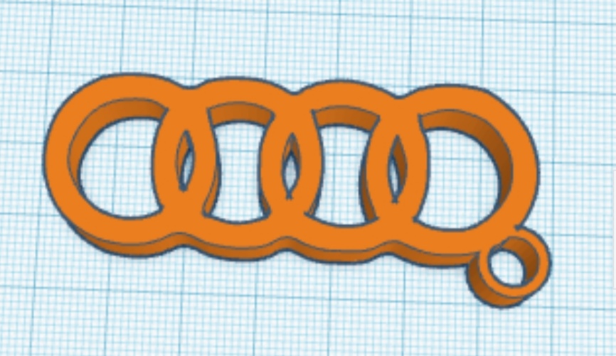 Audi keychain by Sot Kon | Download free STL model | Printables.com