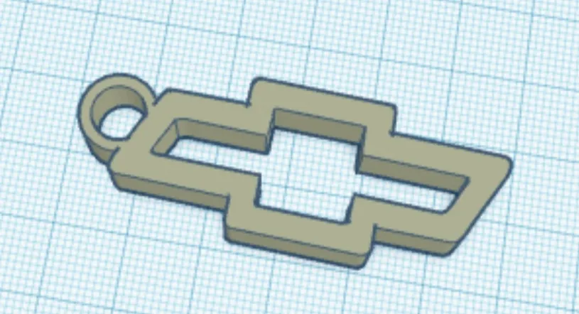 Chevy keychain by Sot Kon | Download free STL model | Printables.com
