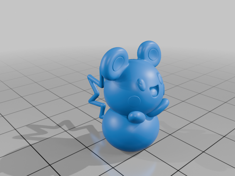 Pokemon Azurill #298 - Optimized for 3D Printing por 3Dprint1UP ...