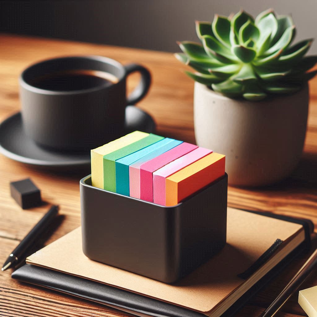 Rounded Post-it (Sticky Note) Holder by Deltaprints | Download free STL ...