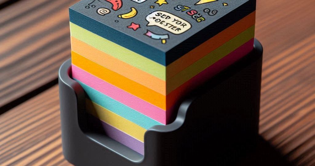 Design Post-it (Sticky Note) Holder by Deltaprints | Download free STL model | Printables.com