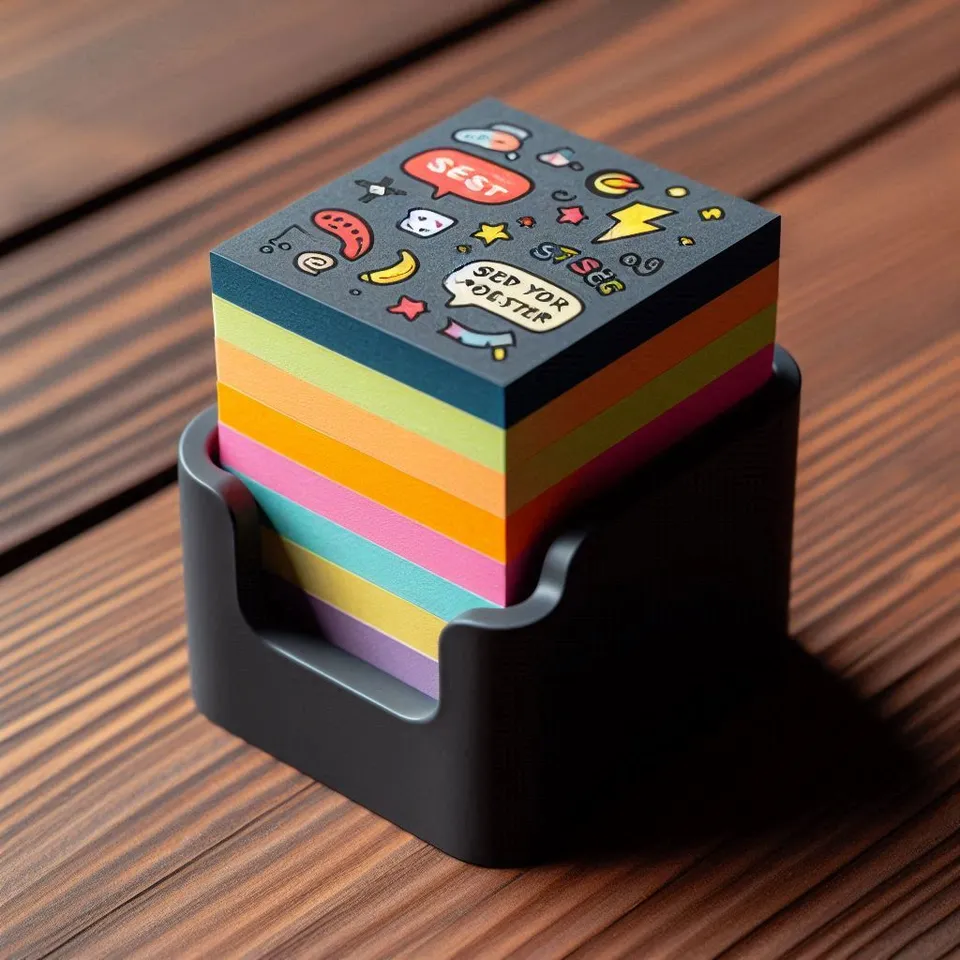 Design Post-it (Sticky Note) Holder by Deltaprints | Download free STL ...