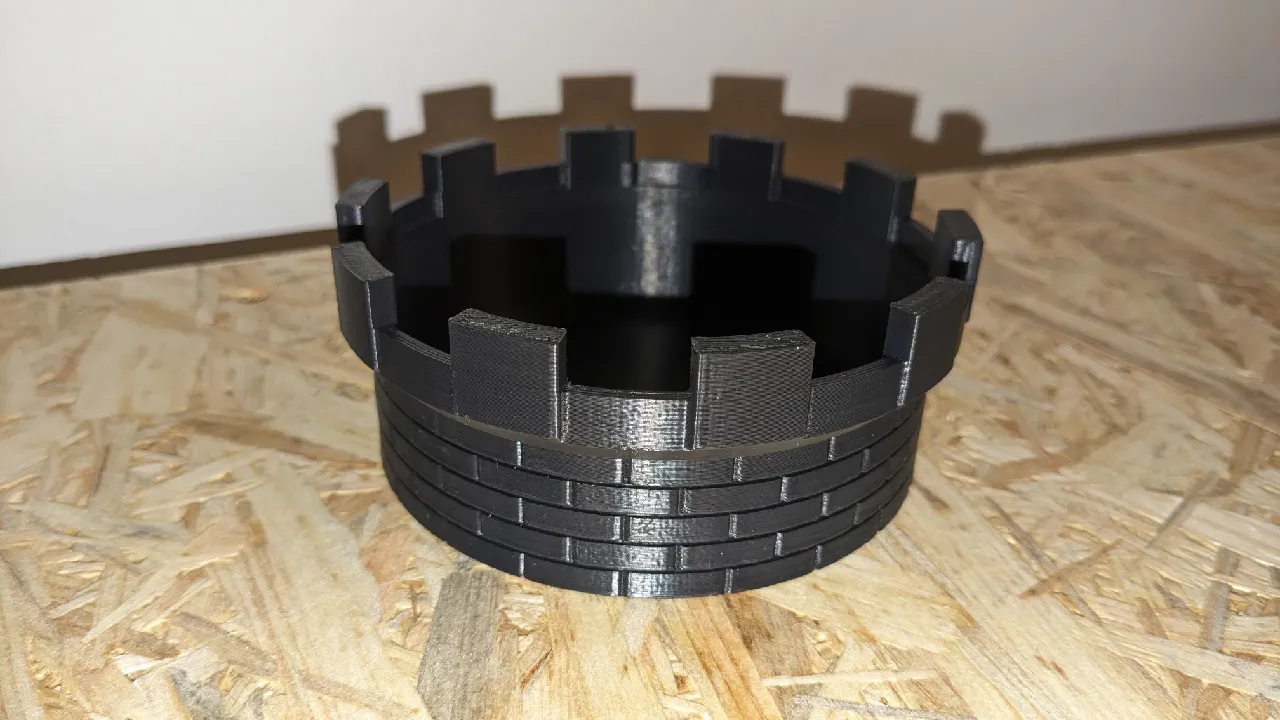 tower ashtray/storage bin by Crumble | Download free STL model | Printables.com