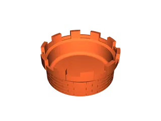 tower ashtray/storage bin by Crumble | Download free STL model | Printables.com