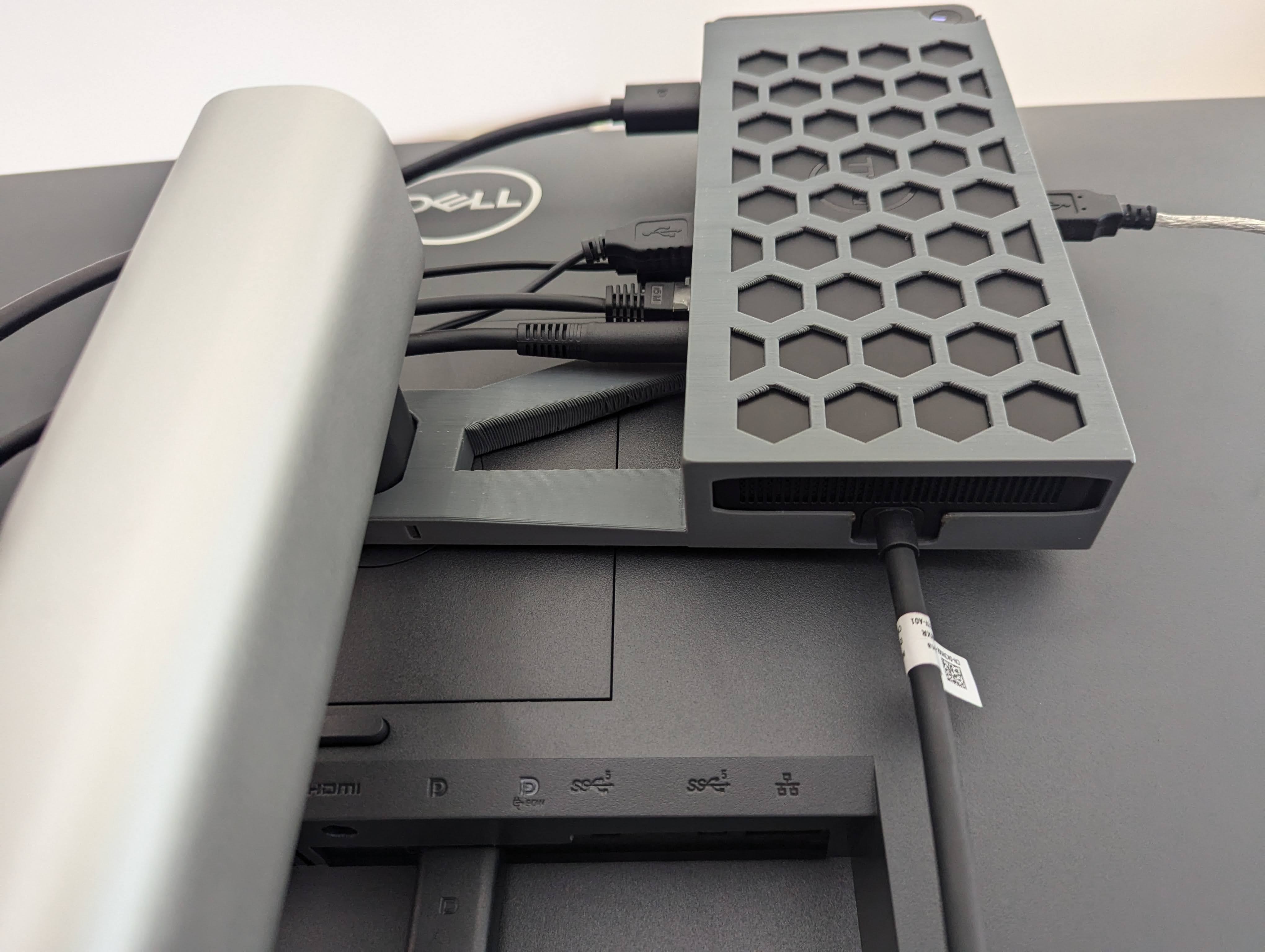 Držák dock WD22 na monitor Dell P3223 by Radek Smrž | Download free STL ...