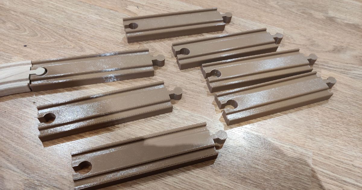 Brio-style track by apalexander | Download free STL model | Printables.com