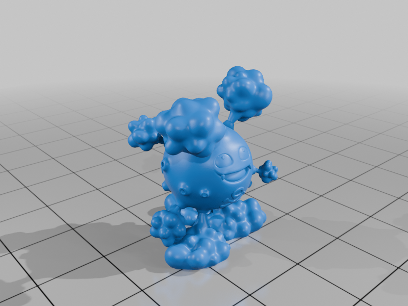 Pokemon Koffing #109 - Optimized for 3D Printing by 3Dprint1UP ...
