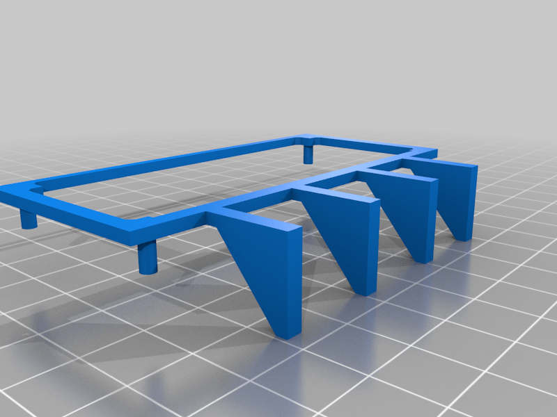 RPI LCD 16x2 holder + examples by BeppeITA | Download free STL model ...
