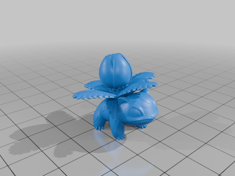 Pokemon Ivysaur #2 - Optimized for 3D Printing by 3Dprint1UP | Download ...