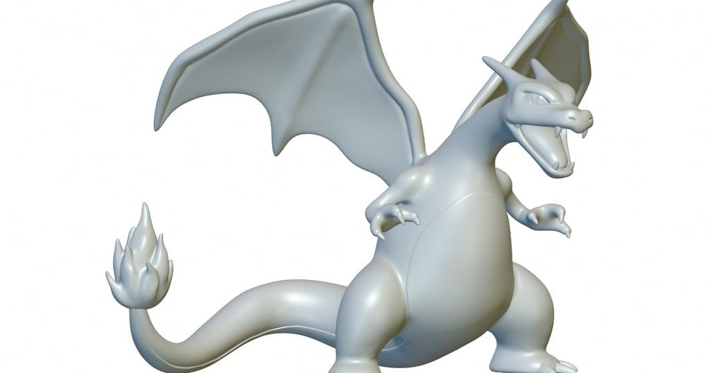Pokemon Charizard #6 - Optimized for 3D Printing por 3Dprint1UP ...