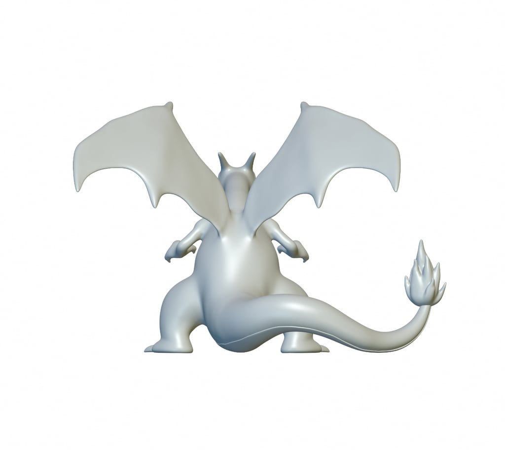 Pokemon Charizard #6 - Optimized for 3D Printing por 3Dprint1UP ...