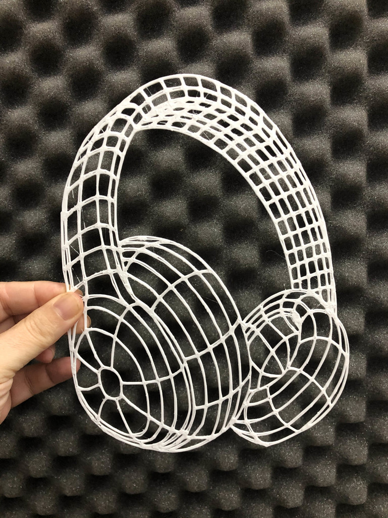 headphones wall art / decoration by BeppeITA | Download free STL model ...