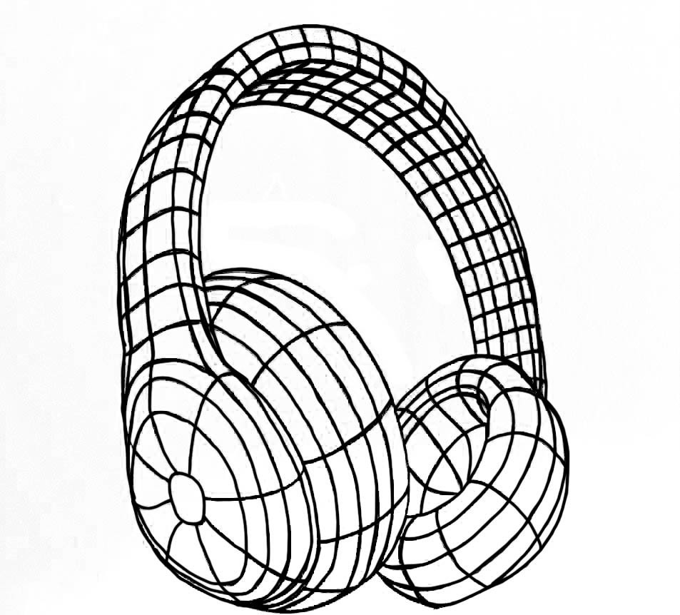 headphones wall art / decoration by BeppeITA | Download free STL model ...