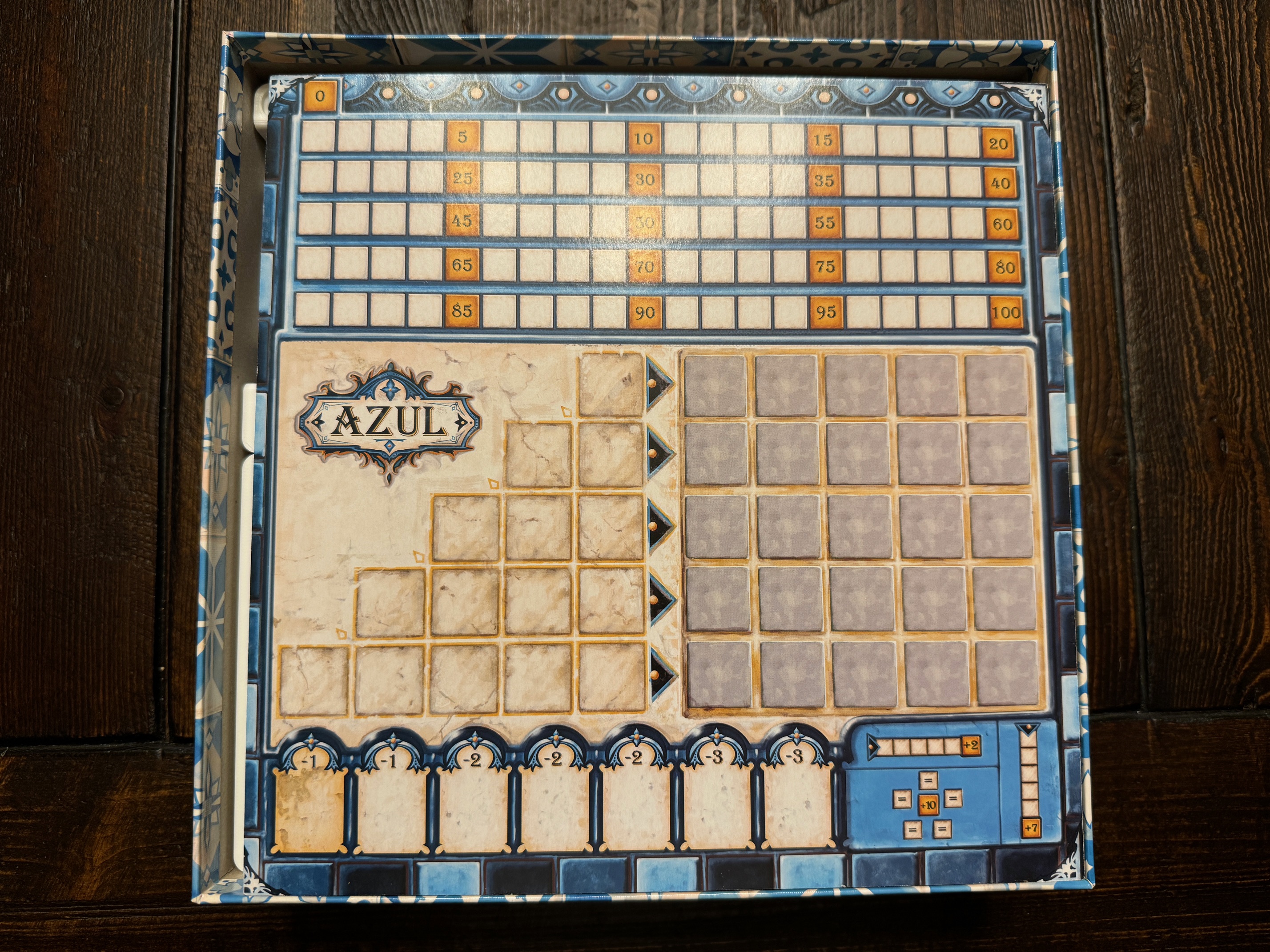 Azul Insert / Organizer - Supports Crystal Mosaic Boards, Joker Tiles ...