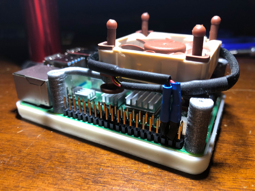 RPI 2/3/4 fan holder by BeppeITA | Download free STL model | Printables.com